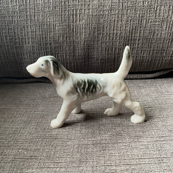 Vintage | Accents | Vintage Bone China English Setter Dog Figurine ...